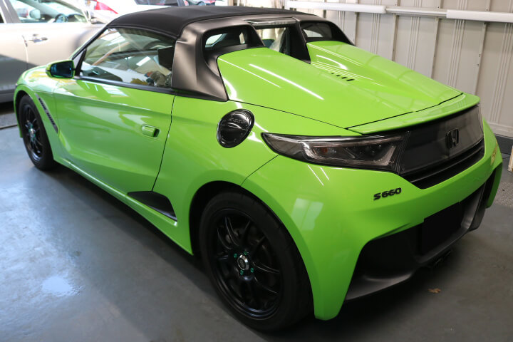 S660のカーフィルム・ゴーストフィルム施工なら専門店へお任せ！