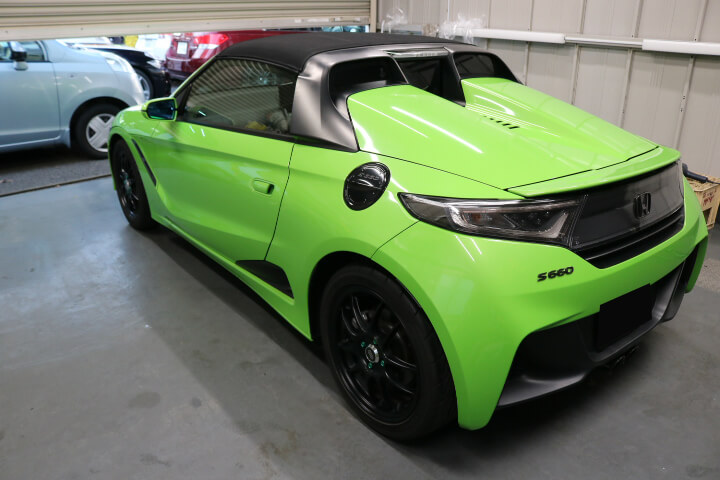 S660のカーフィルム・ゴーストフィルム施工なら専門店へお任せ！